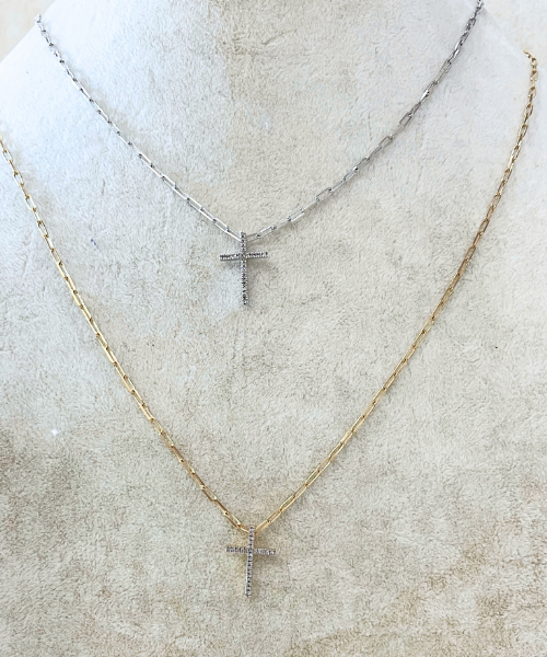Paperclip Cross – Tiki Island Boutique